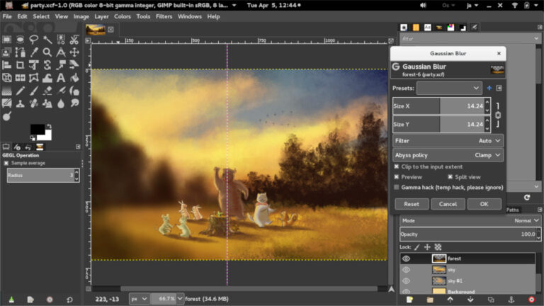 GIMP online - RunApps